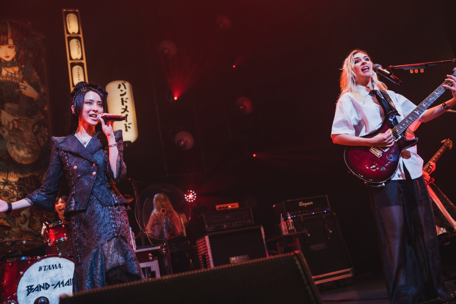 Special performance by BAND-MAID x The Warning, two girl rock bands ...