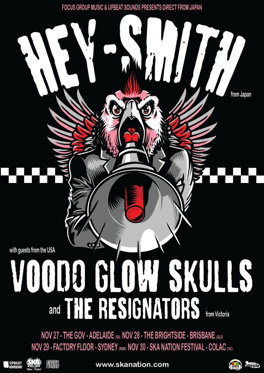 HEY-SMITH will tour Australia for the first time. - PONYCANYON USA