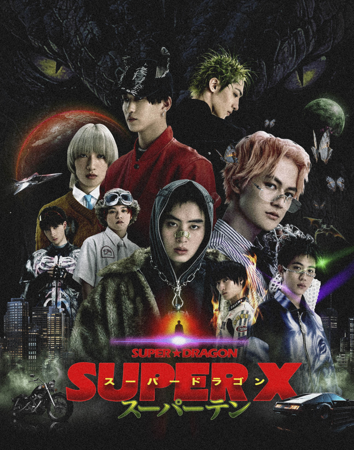 SUPER★DRAGON Major 1st Album『SUPER X』収録のリード曲「Dark Heroes」が日テレ『バズリズム』OP ...